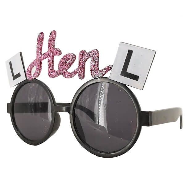 Black party glasses store